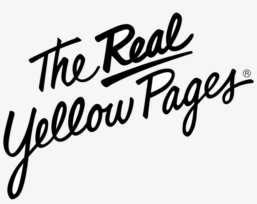 The Real Yellow Pages Logo Png Transparent - Real Yellow Pages - Free ...