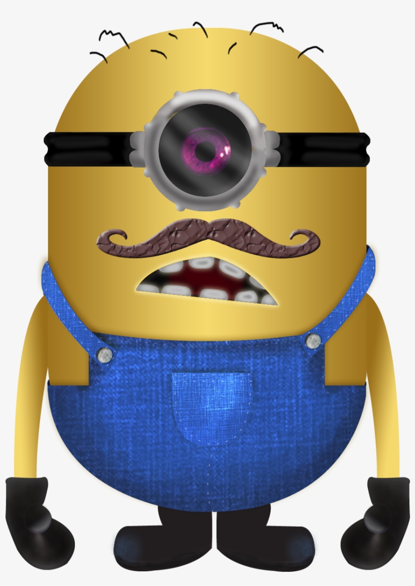 Illustration Of An Evil Minion - Evil Yellow Minion - Free Transparent ...