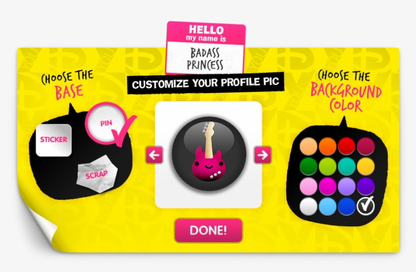 Cute Customizable Profile Pictures Designed For Disney - Circle - Free ...