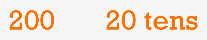 Place Value Same But Different 200 - Management - Free Transparent PNG ...