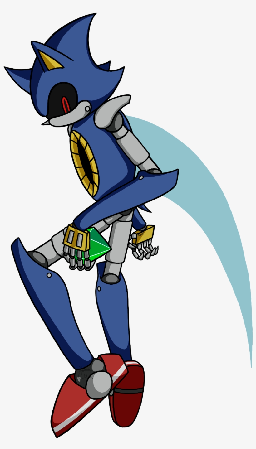 Metal Sonic - Cartoon - Free Transparent PNG Download - PNGkey