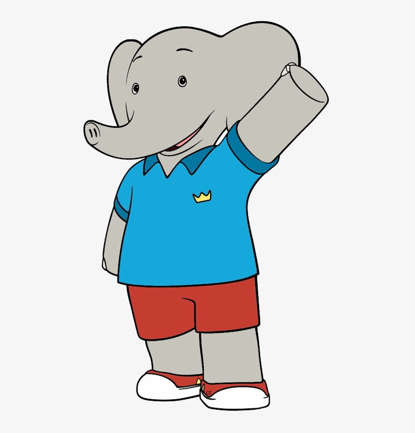 Babar And The Adventures Of Badou Clip Art Cartoon - Babar Png - Free ...