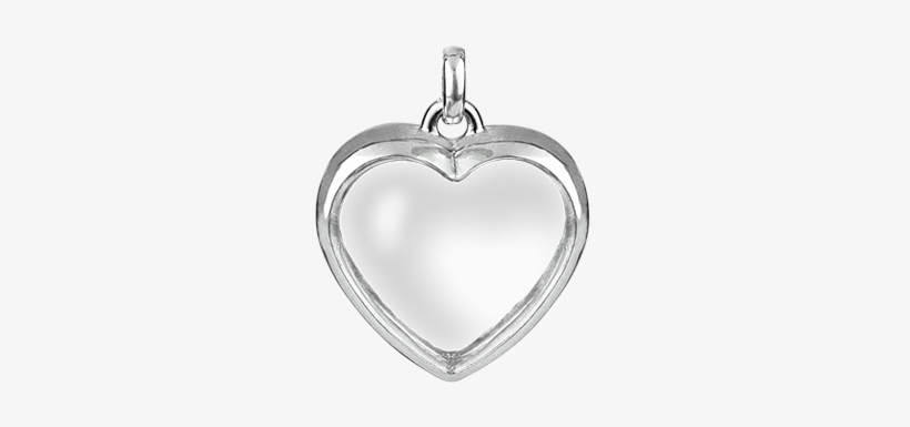 Stow Lockets Medium Silver Heart Locket - Locket - Free Transparent PNG ...