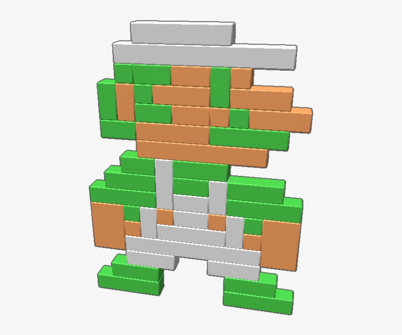 The Green Mario - Educational Toy - Free Transparent PNG Download - PNGkey