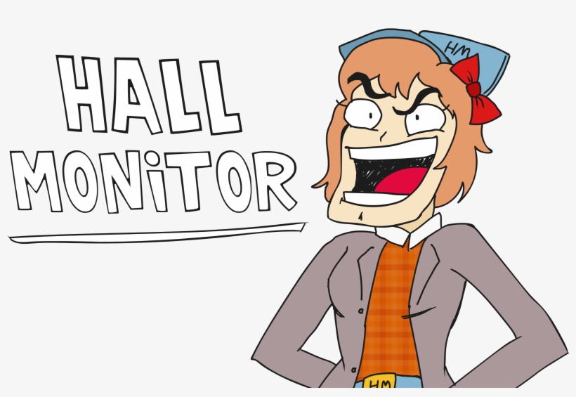 Oc Fanartanother Spongebob Reference - Hall Monitor - Free Transparent ...
