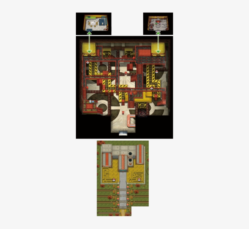 Pokéball-fabrik Komplett - Pokemon Y Pokeball Factory Map - Free ...