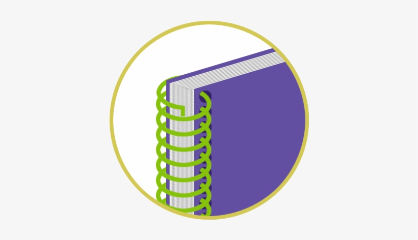 Coil Binding Magnified - Tape Binding In Finishing - Free Transparent ...