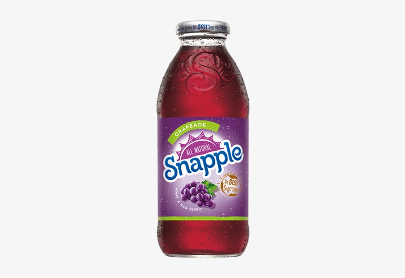 Snapple Grapeade Juice Drink - Snapple Apple - Free Transparent PNG ...