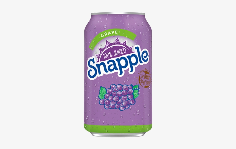 Snapple 100% Juiced Grape - Free Transparent PNG Download - PNGkey
