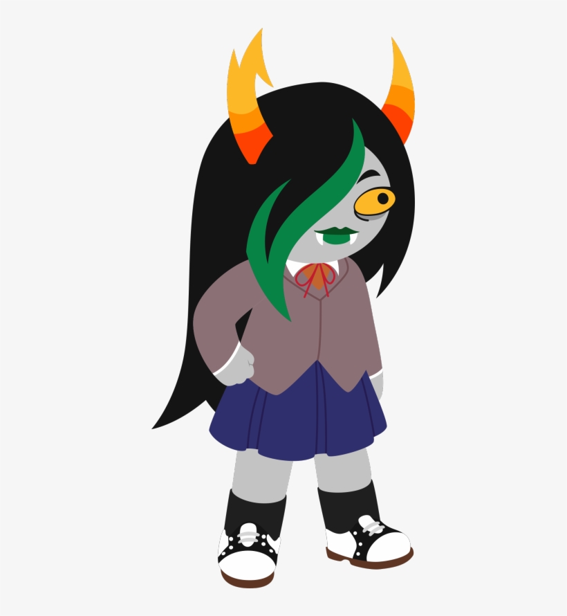 And Lynera In The Doki Doki Literature Club Uniforms - Hiveswap - Free ...