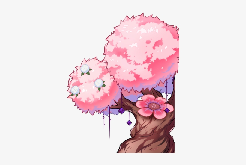 Elysion Tree Pink - Elsword Elysion Tree - Free Transparent PNG ...
