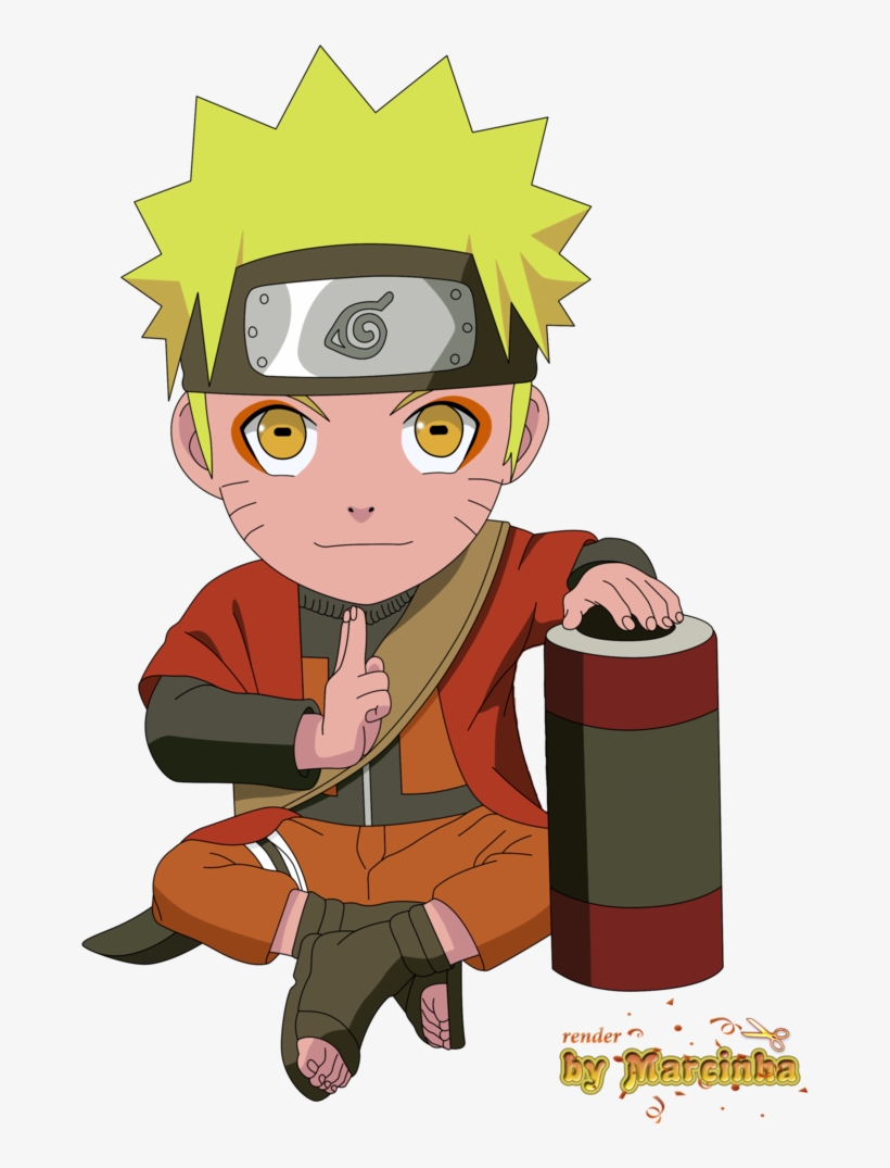 Chibi Naruto By Marcinha20 - Uzumaki Naruto Chibi - Free Transparent ...
