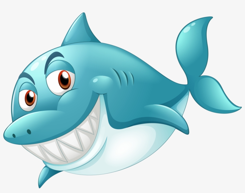 Ch - B * * - Tiburon Dibujo Animado Png - Free Transparent PNG Download ...