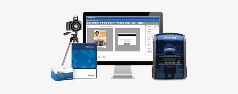 Id Card Systems - Datacard Sd160 Plastic Card Printer - Colour - Free ...