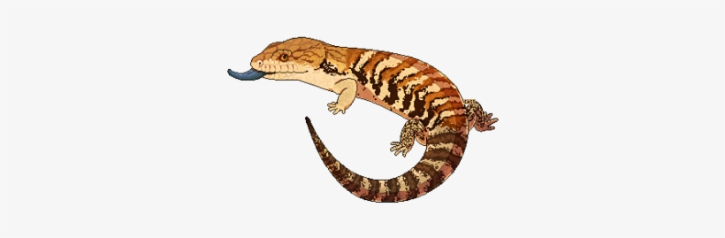 Pixel Lizard - Blue Tongued Skink Png - Free Transparent PNG Download ...