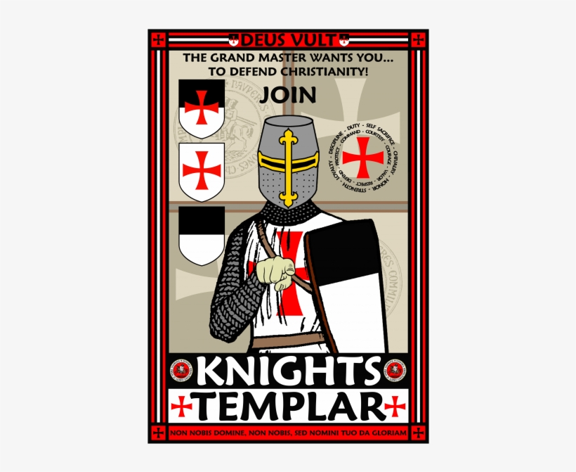 Visit - Knights Templar - Free Transparent PNG Download - PNGkey