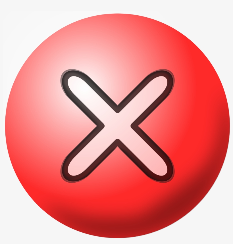 This Free Icons Png Design Of Red X Icon - Free Transparent PNG ...