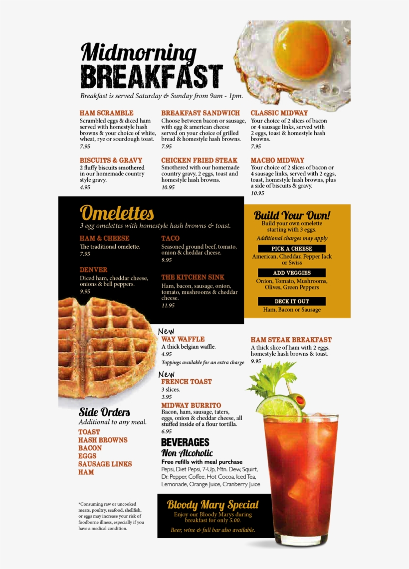 Weekend Breakfast Menu - Breakfast Menu - Free Transparent PNG Download ...
