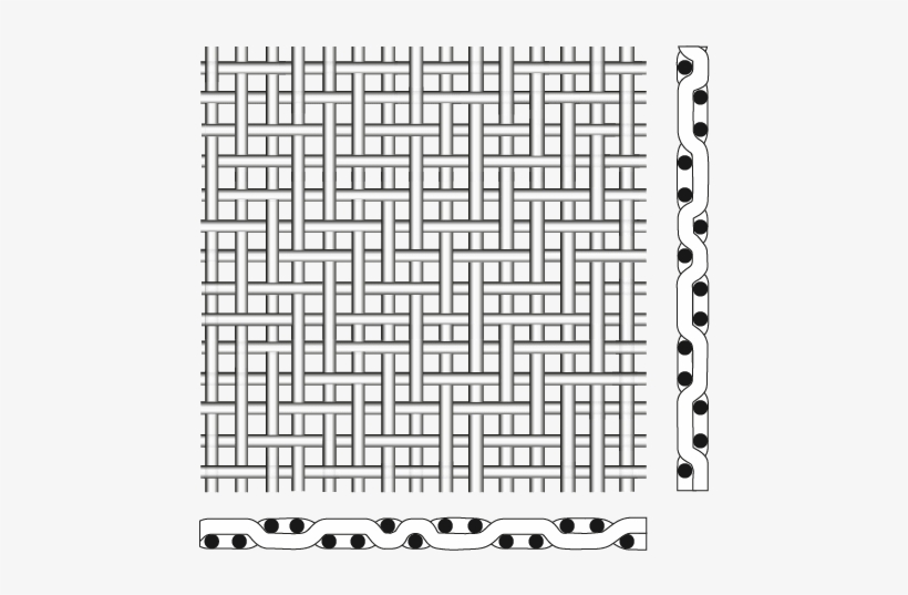 Crossed Waved Wire Mesh - Circle - Free Transparent PNG Download - PNGkey