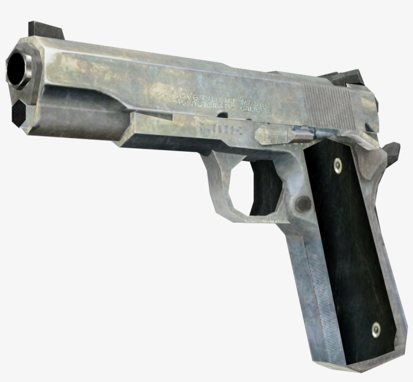 M1911 Nickel Plated Model Cod4 - Pack A Punch M1911 - Free Transparent ...