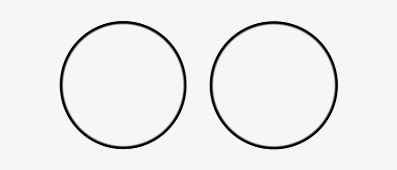 Two Circles - White Circle Transparent Outside - Free Transparent PNG ...