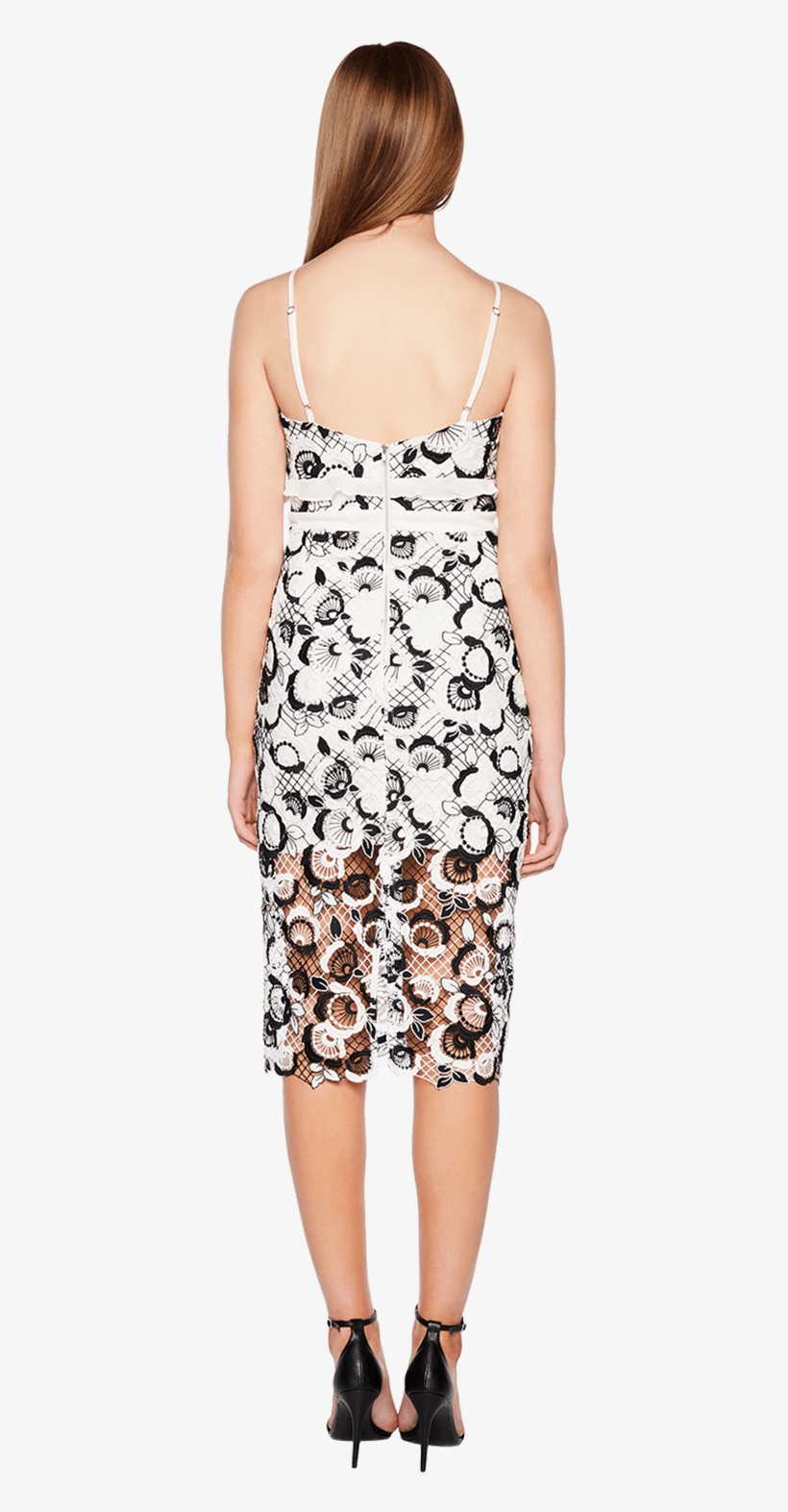 Coco Lace Dress In Colour Caviar - Lace - Free Transparent PNG Download ...