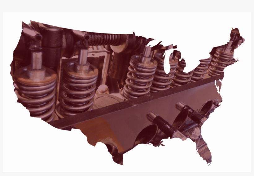 Us Auto Parts Graphical Map - Judges Chosen By State - Free Transparent ...