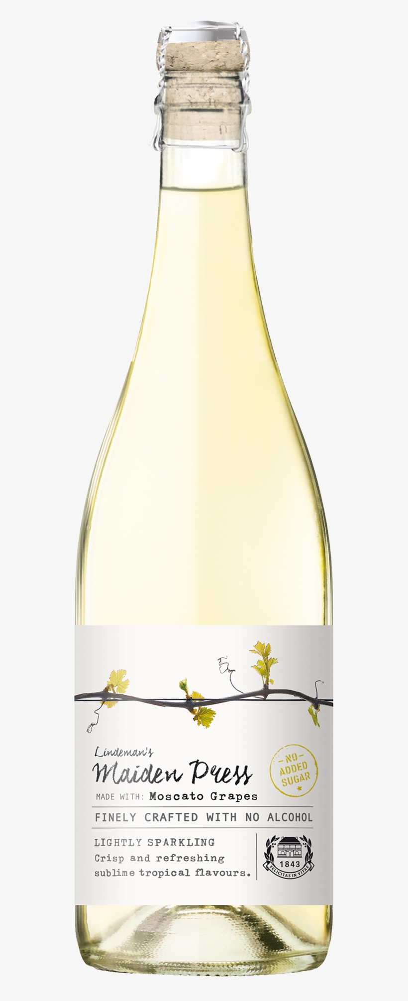 Lindeman's Maiden Press Sparkling Moscato - Free Transparent PNG ...