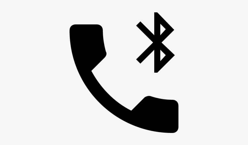 Phone Receiver With Bluetooth Sign Vector - Pen Note 9 Png - Free ...