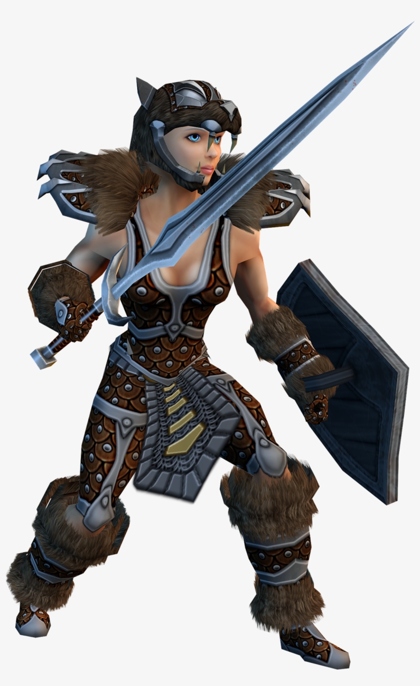 Female Warrior - Action Figure - Free Transparent PNG Download - PNGkey