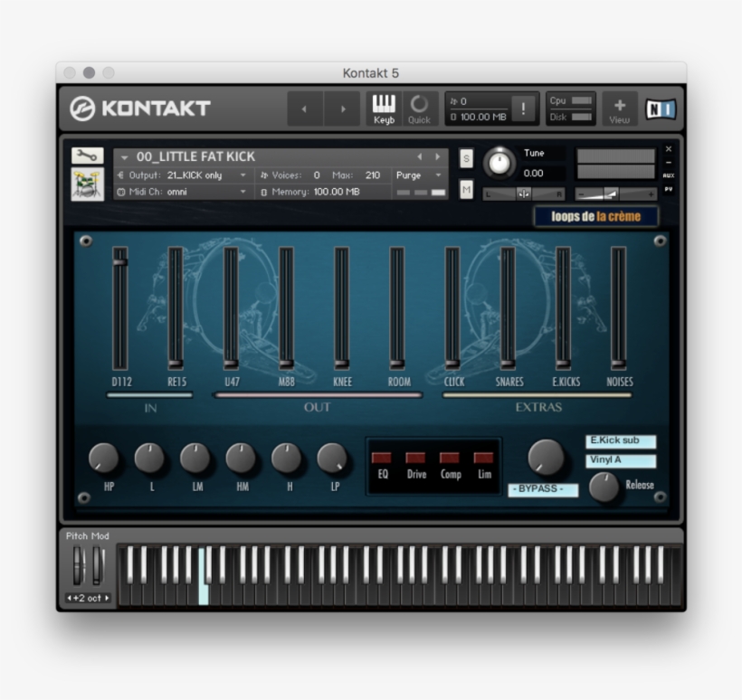 Little Fat Kick Gui Full - Native Instruments - Free Transparent PNG ...