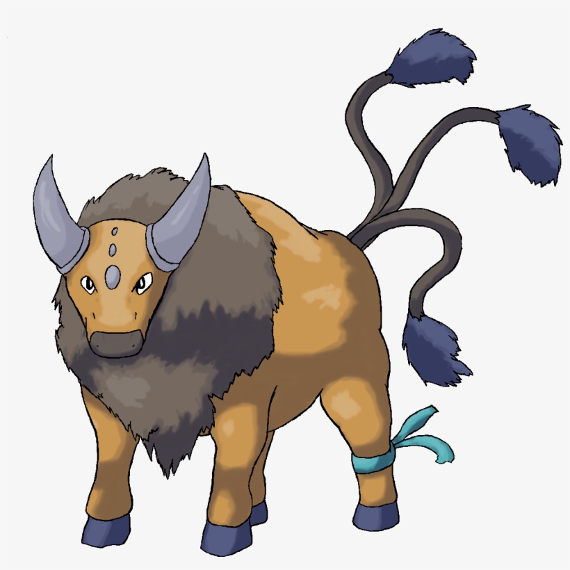 Tauros Sugimori By Tropiking On Deviantart - Tauros Pokémon Png Art ...