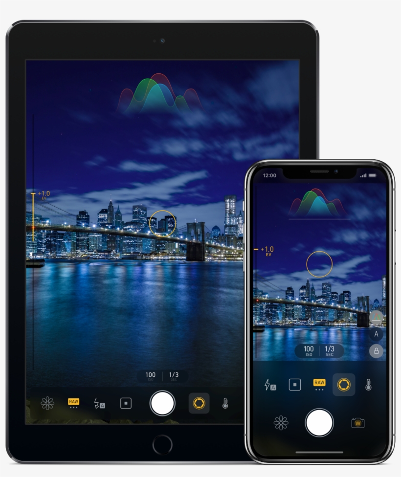 Camera-m Ipad And Iphone Interface - Ios Camera App - Free Transparent ...