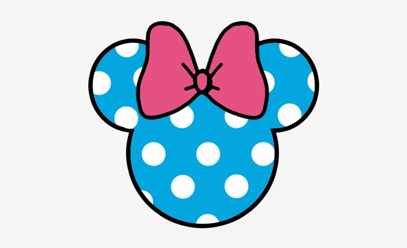 Minnie Blue Polka Dots - Free Transparent PNG Download - PNGkey