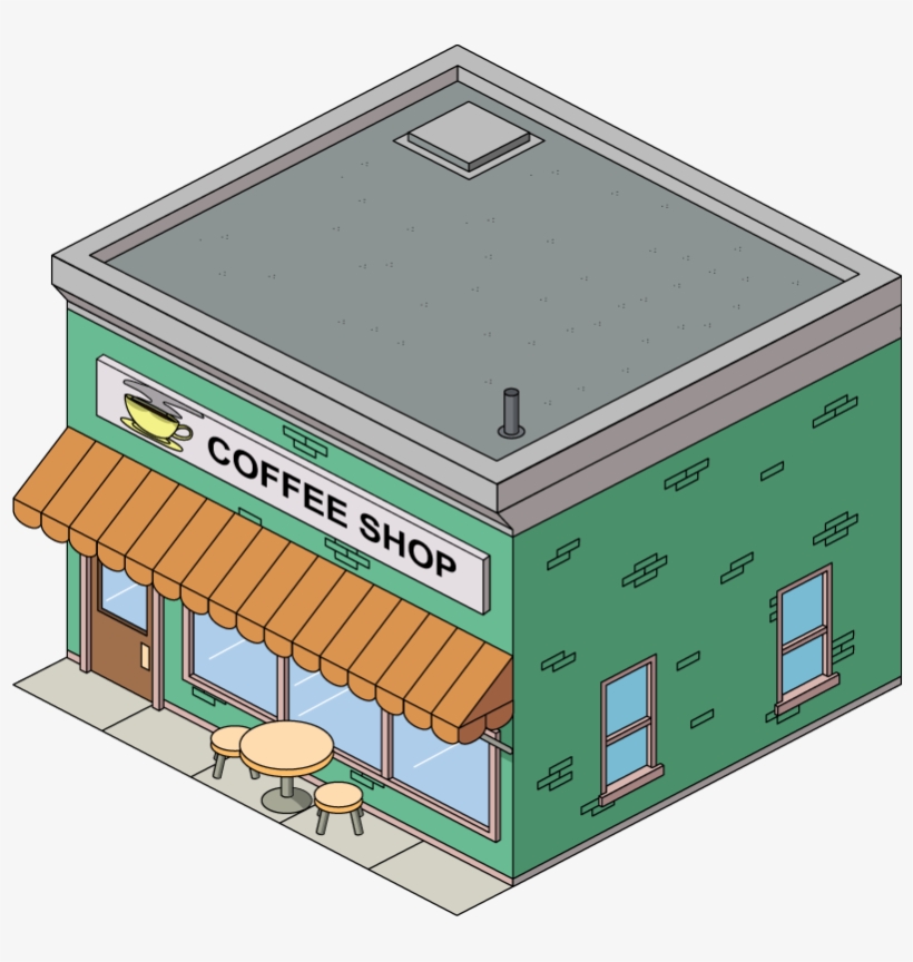 Builing Coffee Shop - Coffee Shop Png - Free Transparent PNG Download ...