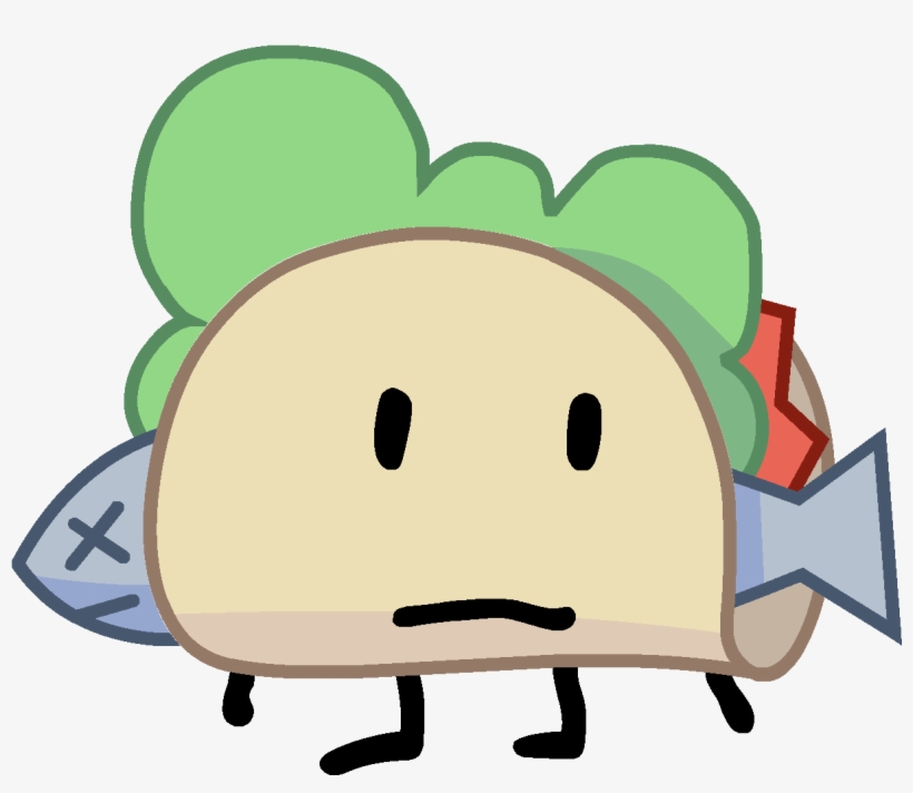 Taco Meh - Bfdi Taco - Free Transparent PNG Download - PNGkey