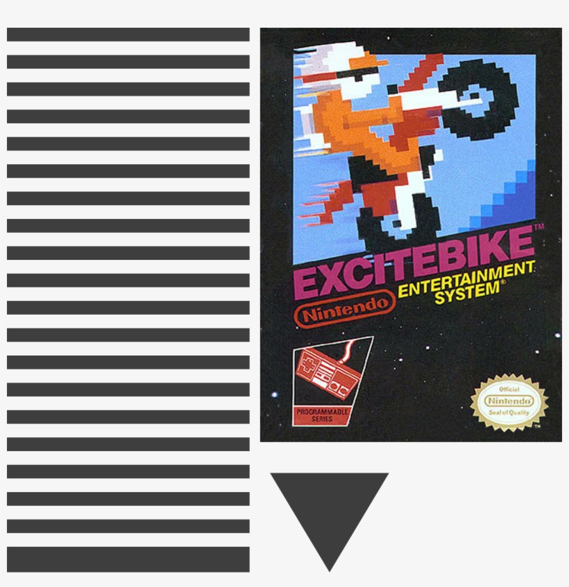 Excitebike Nintendo Nes Motorcross Motor Cycle Racing - Free ...