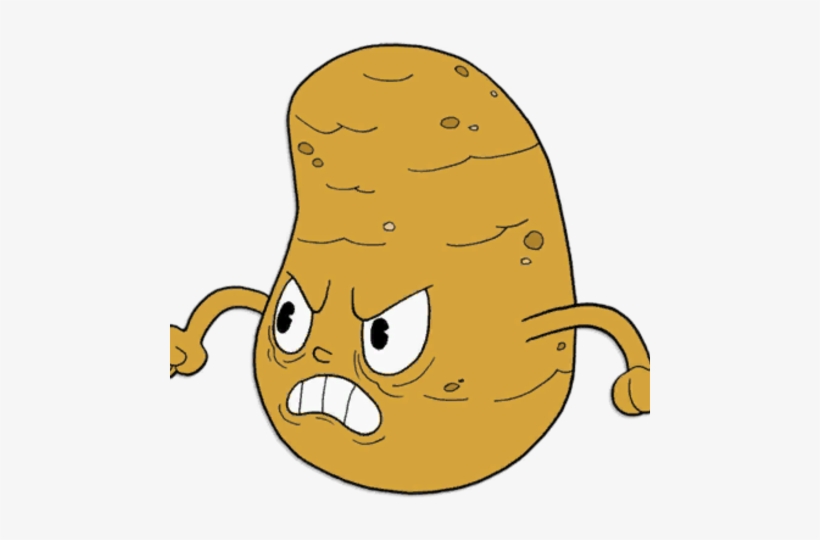 Potato - Cuphead The Root Pack Potato - Free Transparent PNG Download ...