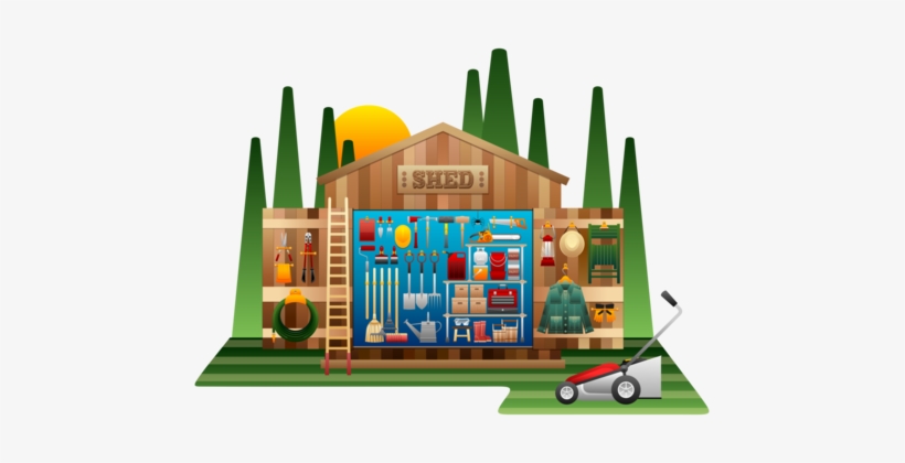 Tool Shed Clipart Tool Shed Stock Illustrations – 589 Tool Shed