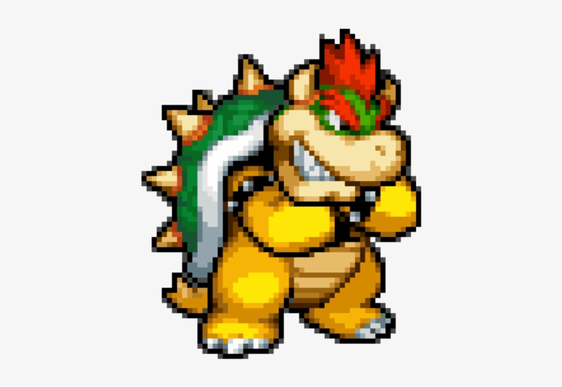 Bowser Sprites Png Banner Library Download - Bowser Sprite Bowser's ...