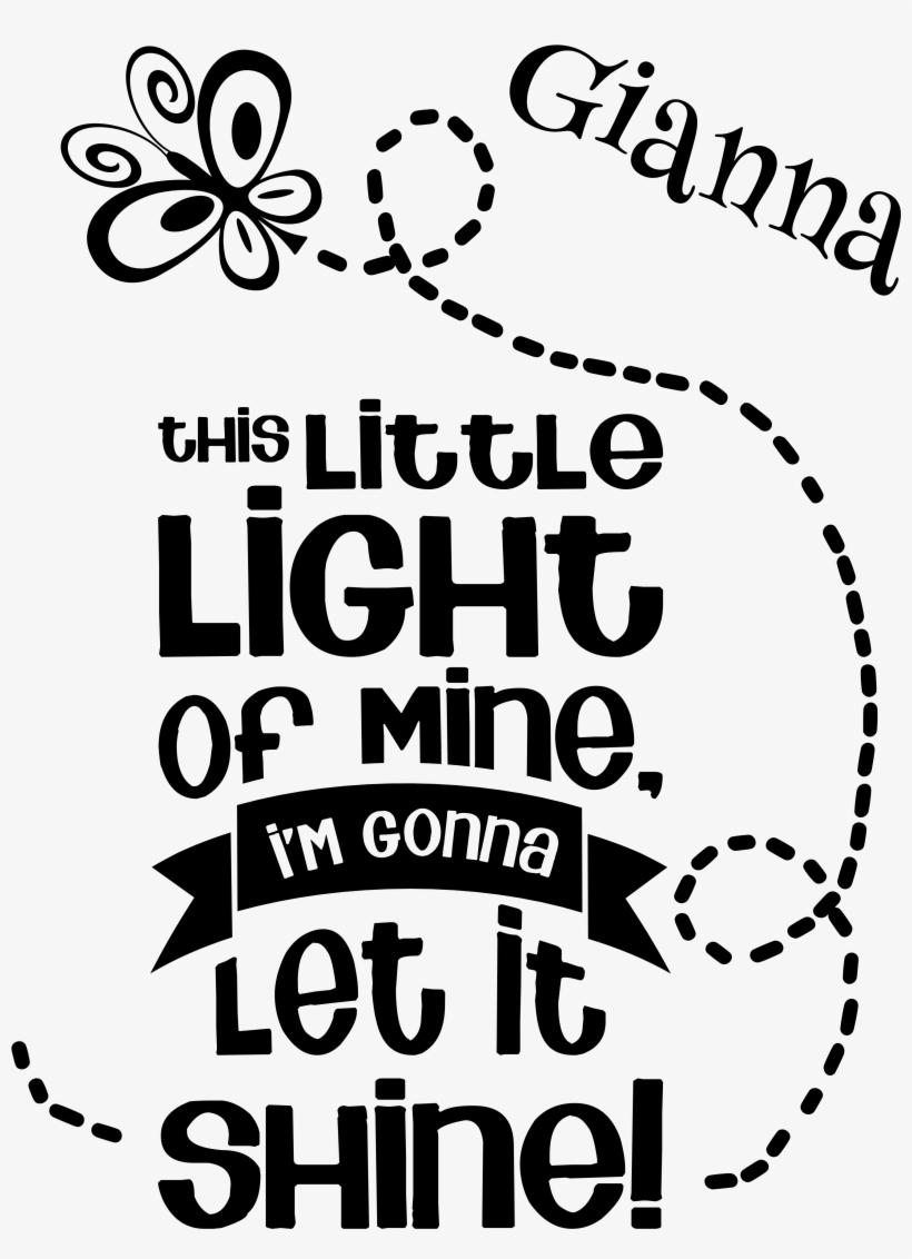 This Little Light - Expressive Vinyls This Little Light Of Mine Vinyl ...