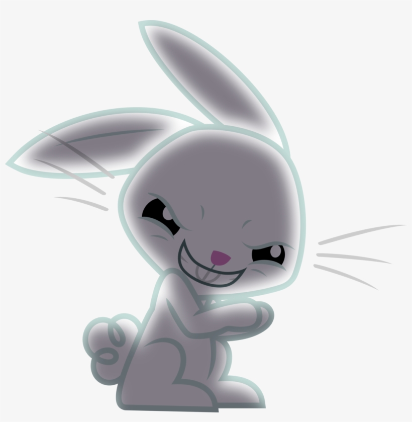 Evil Rabbit Png Banner Library Download - Fluttershy Angel Bunny - Free ...
