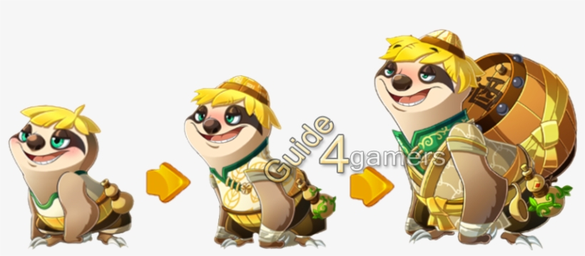 Kung Fu Pets Drunken Sloth Growth - Drunk Kung Fu - Free Transparent ...