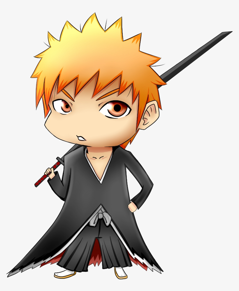Ichigo Kurosaki Chibi - Ichigo Chibi Png - Free Transparent PNG ...