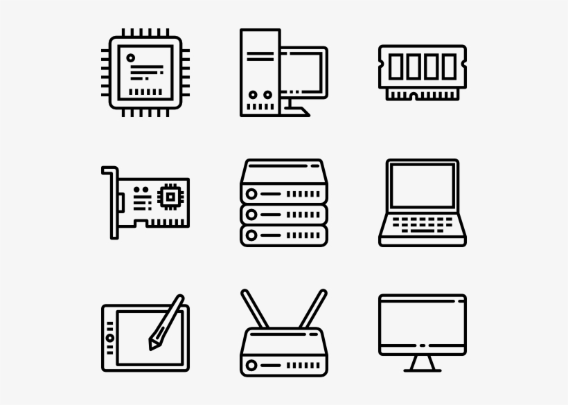 Computer Hardware - Qr Code Icon Vector - Free Transparent PNG Download ...