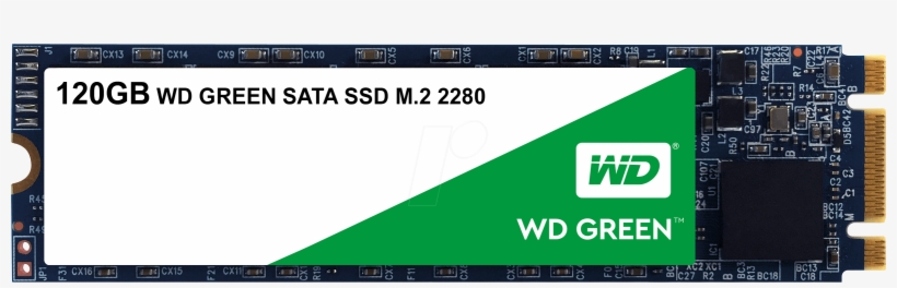 Ssd Western Digital Green Sata M 2 2280 120gb - Free Transparent PNG ...