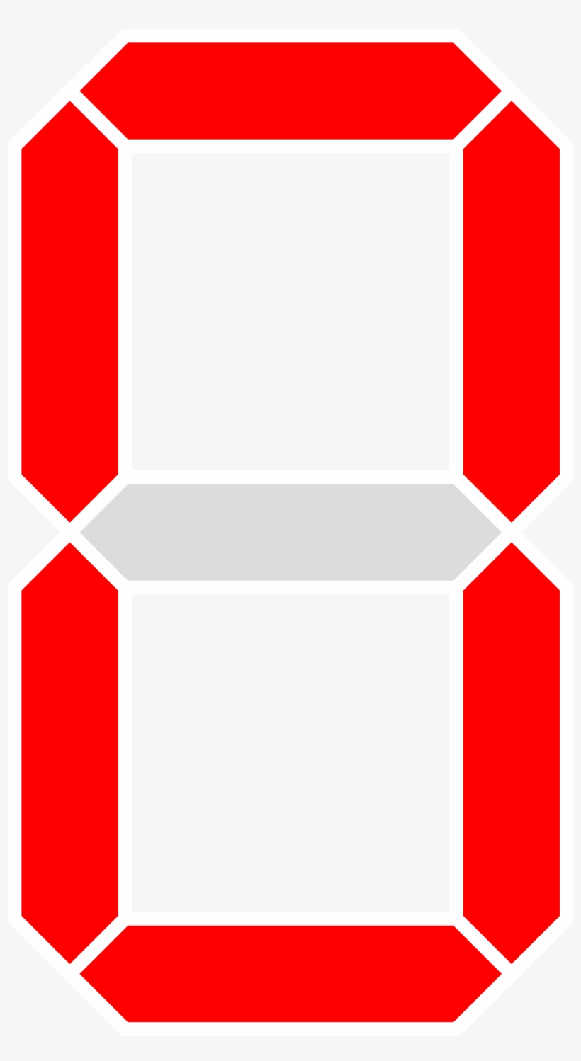 Open - 7 Segment Display Template - Free Transparent PNG Download - PNGkey