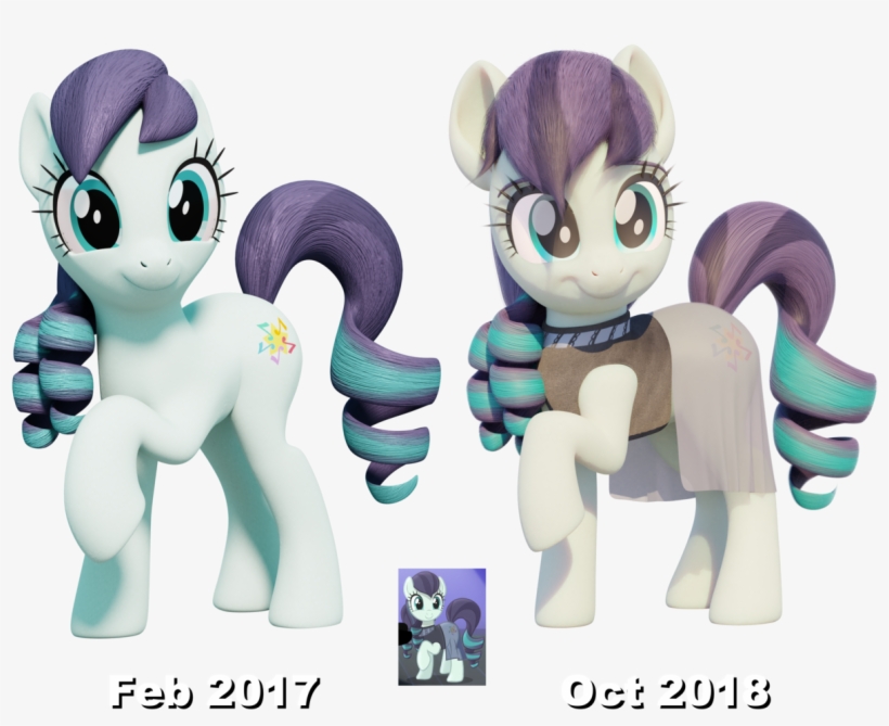 3d, 3d Model, Artist - Rarity X Coloratura - Free Transparent PNG ...