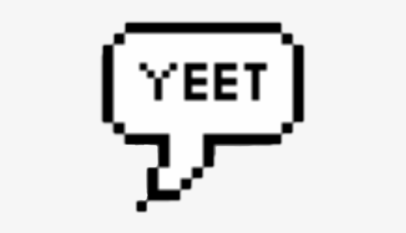 Yeet Lol Random Text Textbubble Speechbubble Speech - Transparent ...
