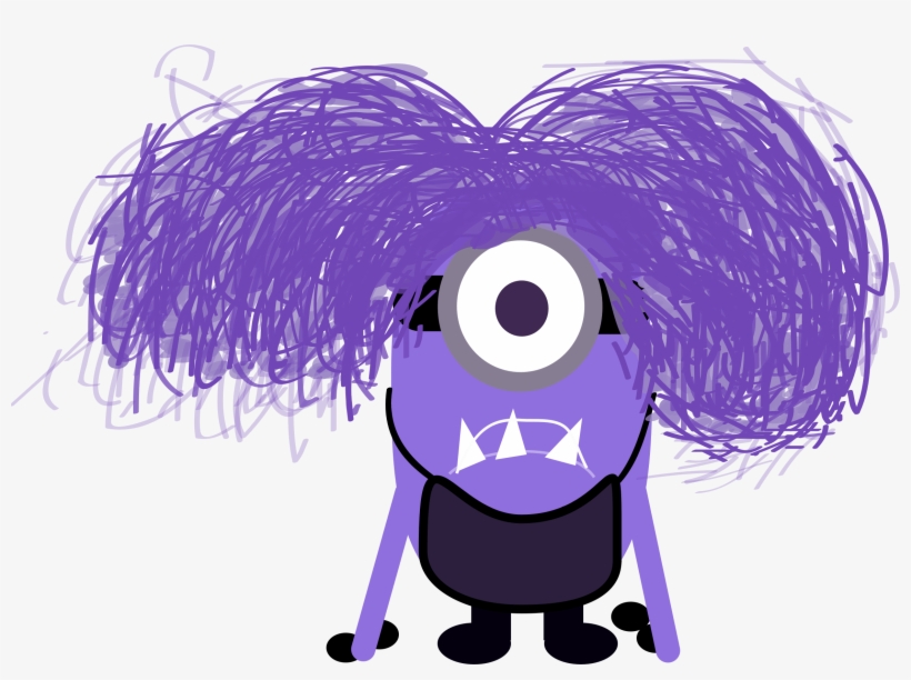 Purple Minion Clipart - Minions Evil Minion Kevin - Free Transparent ...